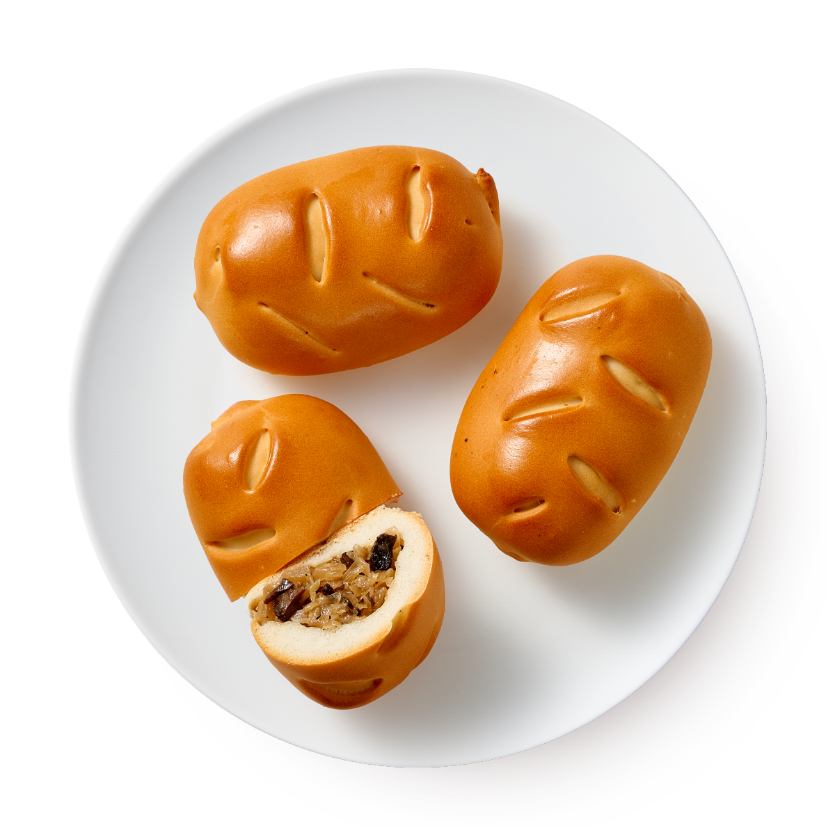 Пирожки постные с капустой и грибами «Вилочка», от +2°С до +6°С, 160 г