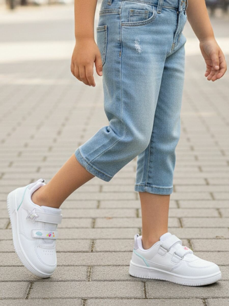 Кеды Кроссовки для девочек, T.TACCARDI, размер 26, цвет белый