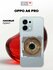Силиконовый чехол на Oppo A6 Pro / Оппо A6 Про с принтом Диск капучино
