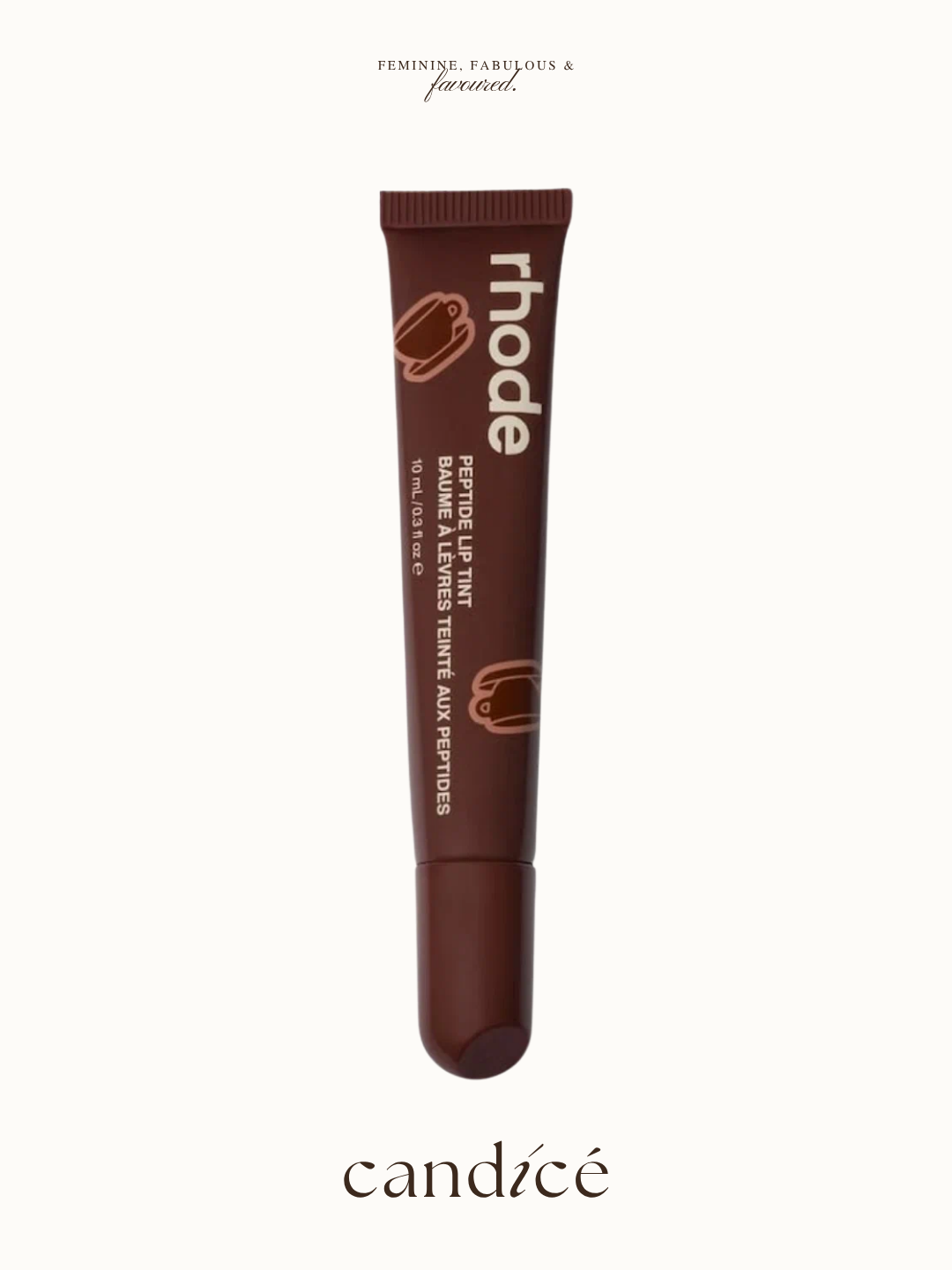 RHODE лимитированный блеск для губ SCENTED PEPTIDE LIP TREATMENT в оттенке ESPRESSO, 10 мл; ароматизированный