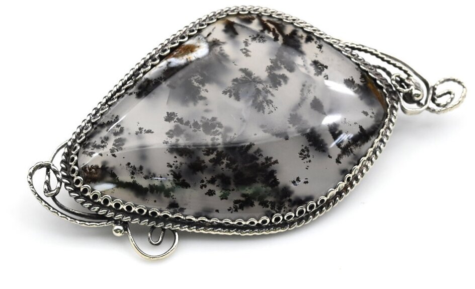 Брошь, агат