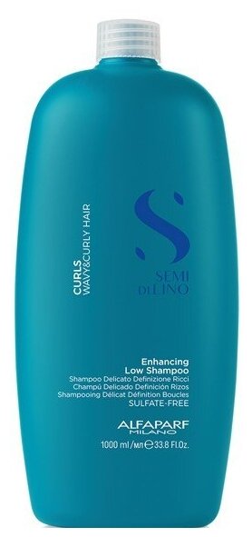 Шампунь ALFAPARF MILANO для кудрявых и вьющихся волос Curls Enhancing Low Shampoo, 1000 мл