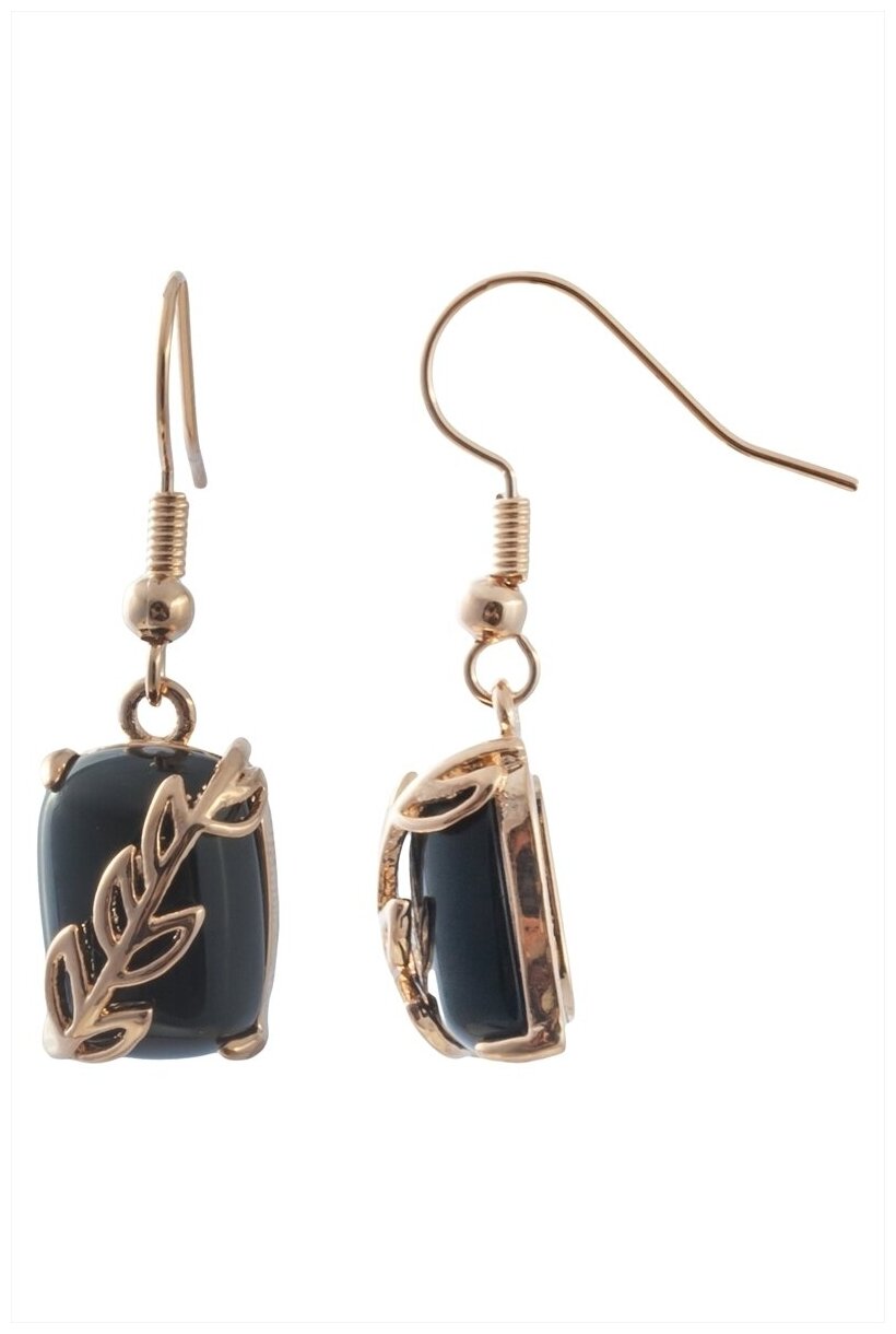 Серьги, оникс