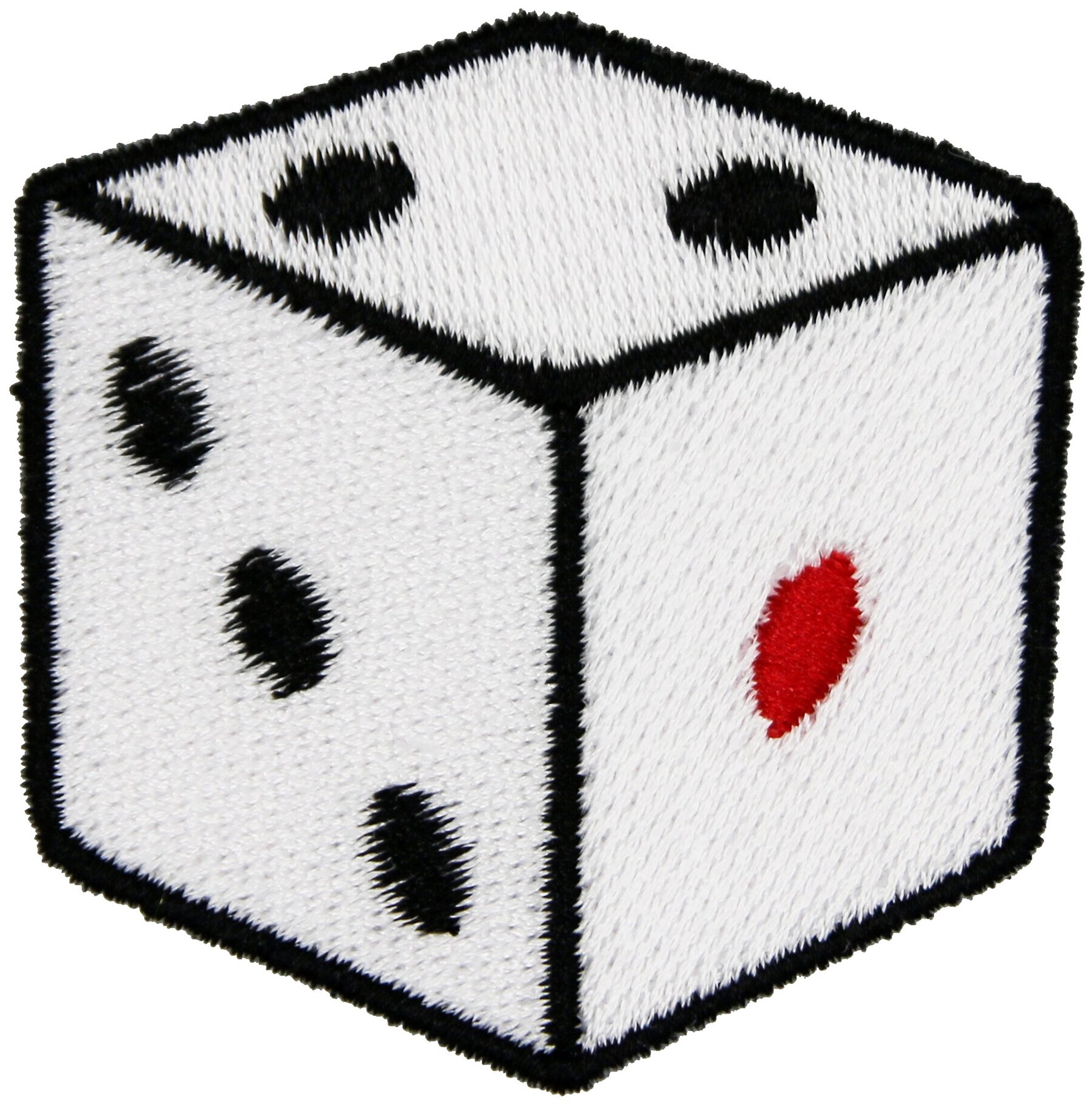 Нашивка, патч, шеврон "Кубик" 52x60mm PTC123