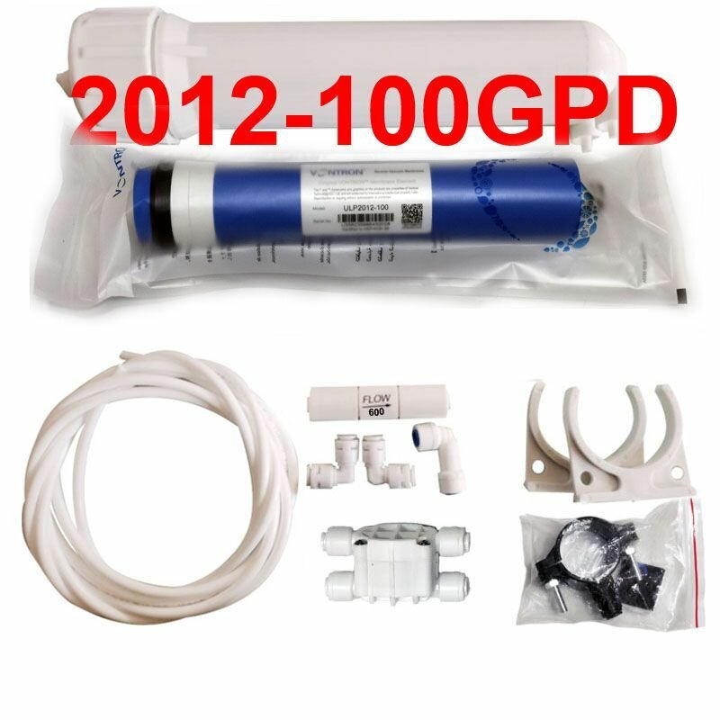 Мембрана Vontron ULP2012-100G с корпусом и комплектом "Сделай Сам". Подходит для Гейзер, Экософт, Атолл, Барьер.