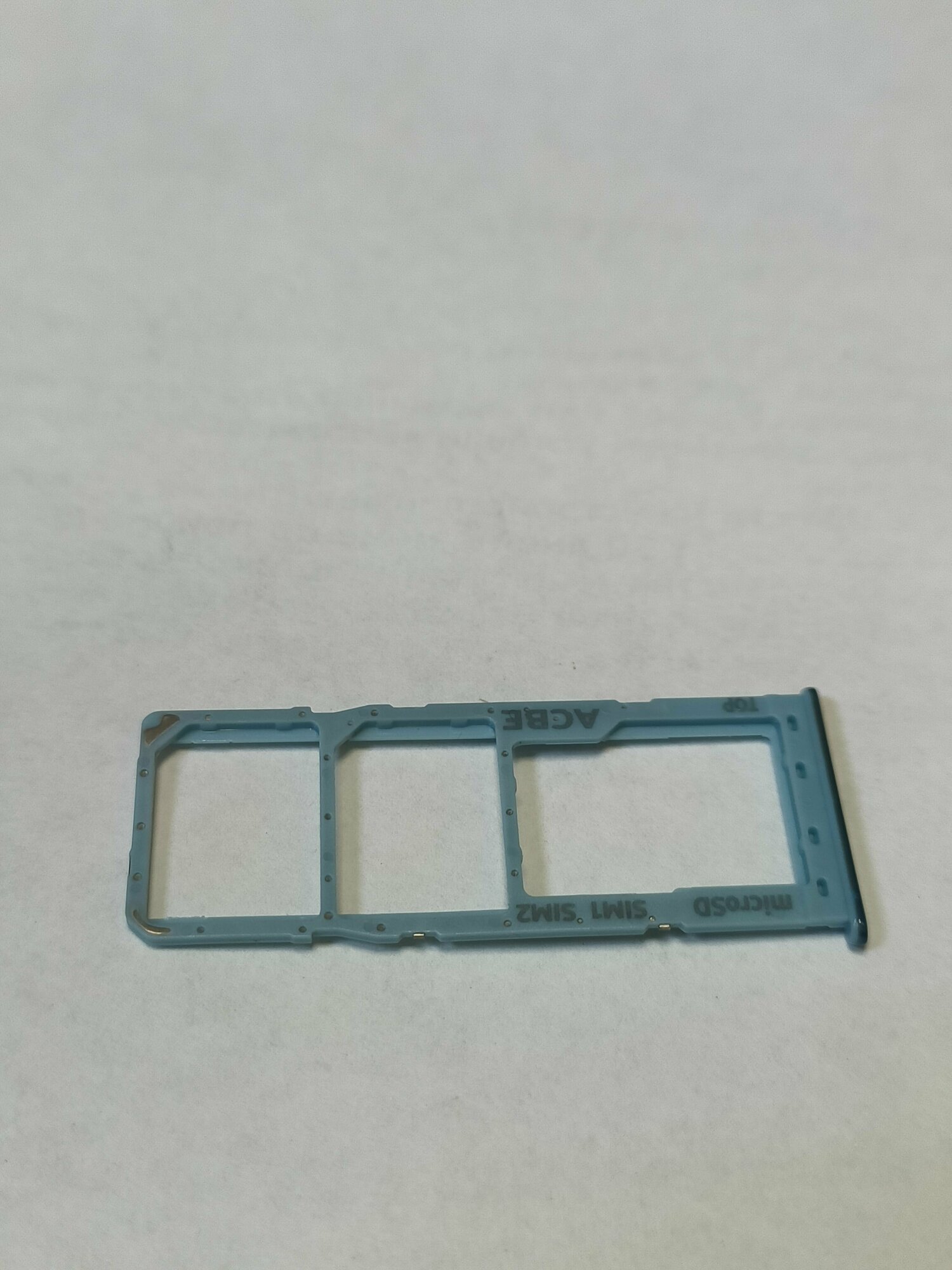 Сим лоток для samsung a32(a325f) голубой