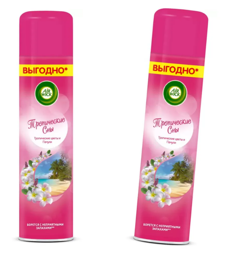 Освежитель воздуха Air Wick Тропические сны 400 мл х 2 шт