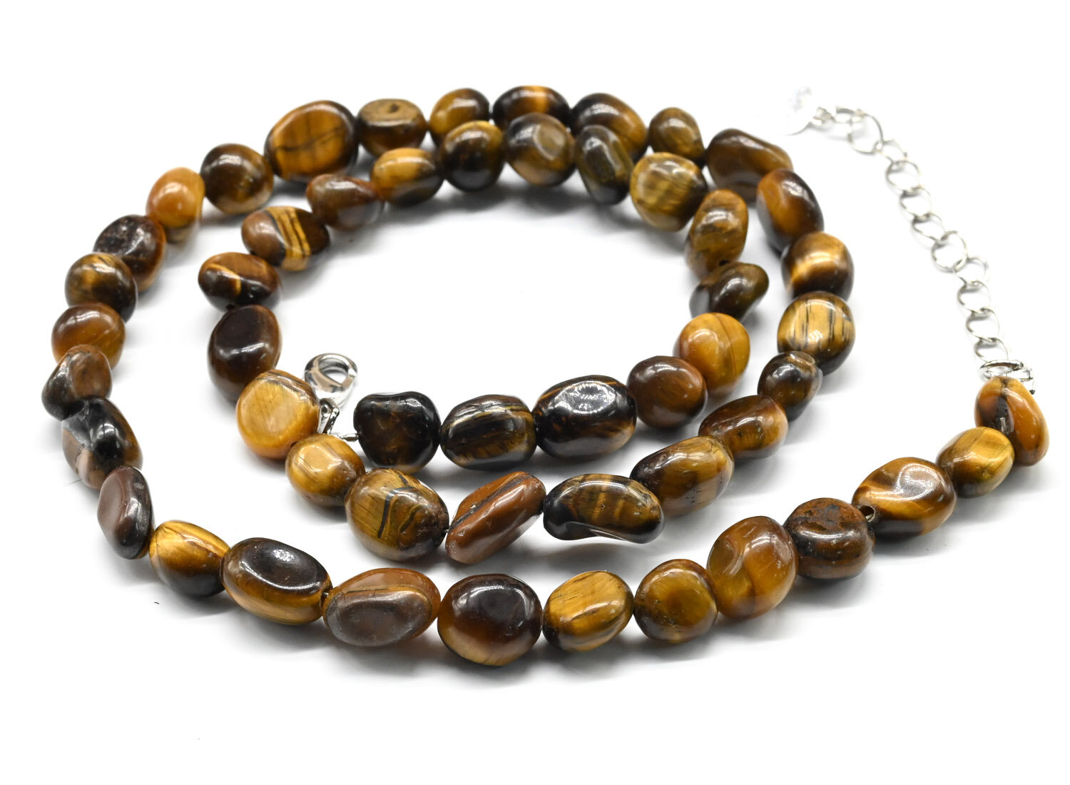 Бусы, тигровый глаз