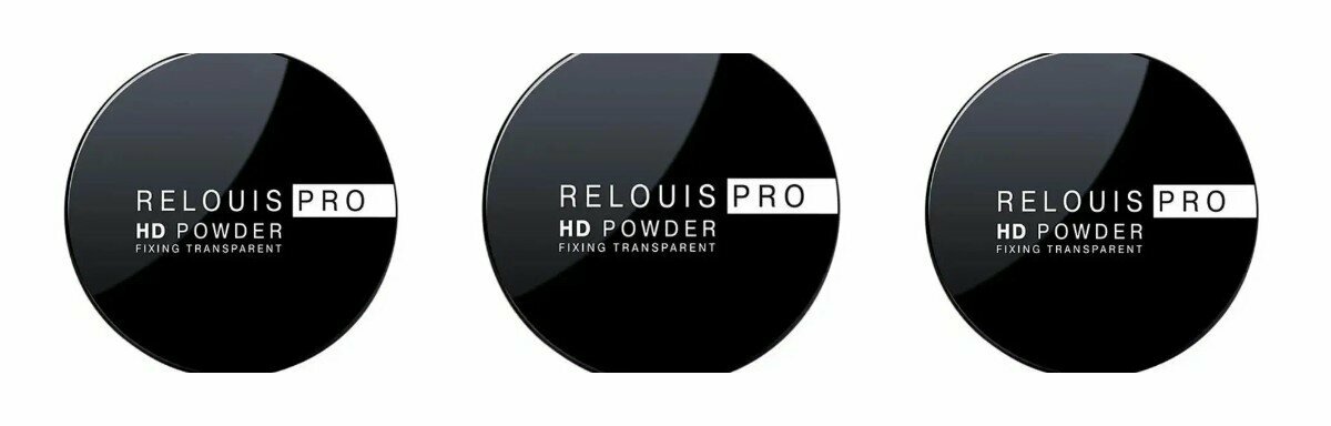 Пудра Relois, PRO HD, фиксирующая с эффектом блюра, тон 01, 3 шт