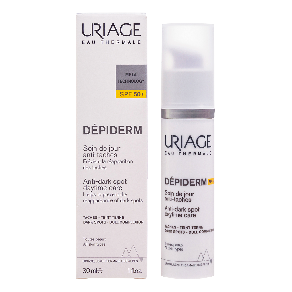 Эмульсия Uriage Depiderm Anti-Brown Spots Daytime Care SPF 50+, 30 мл