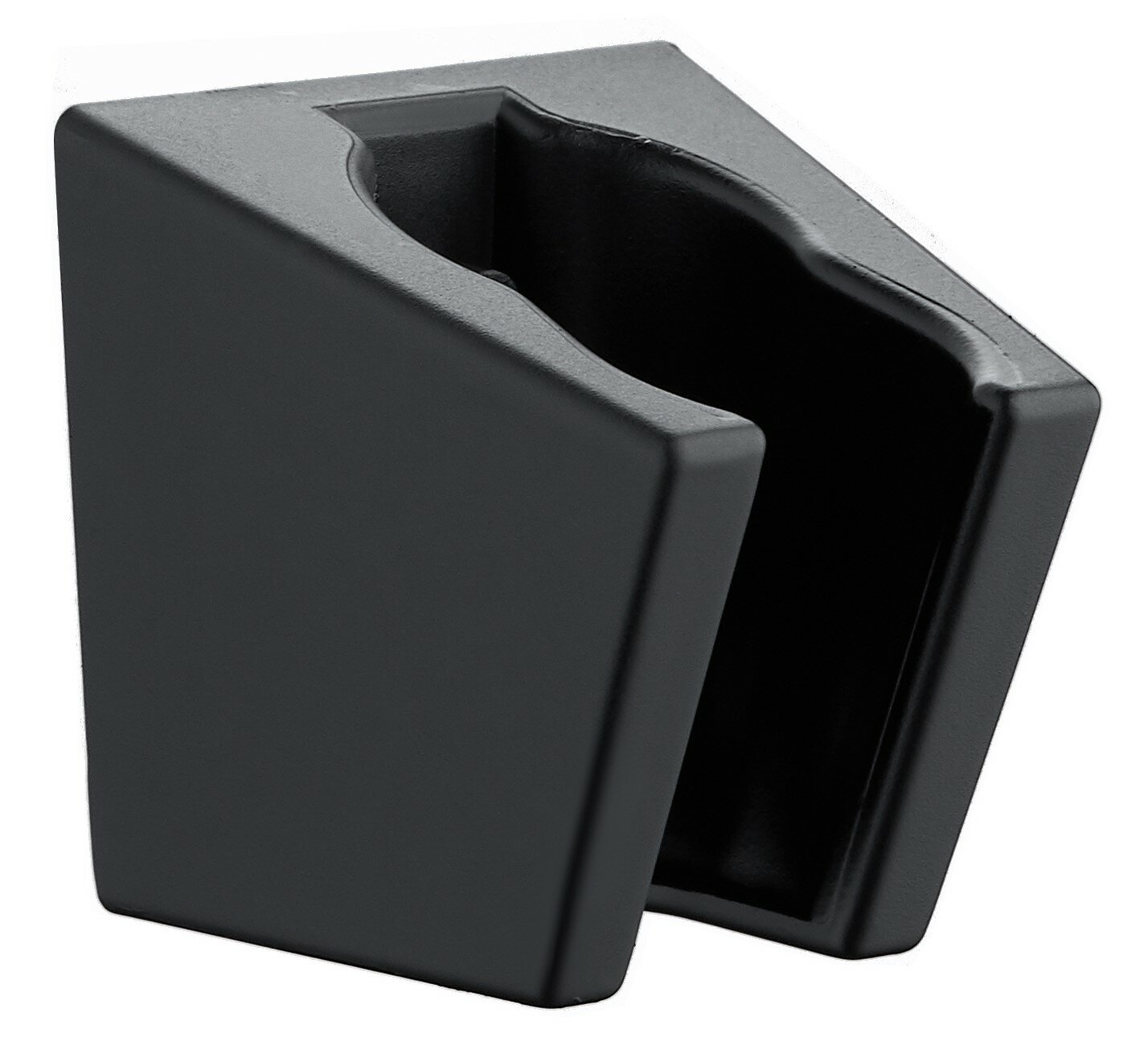 Держатель для душа VODA D15Black неповоротный черный настенный