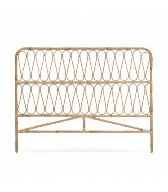 Caterina Изголовье из ротанга с натуральной отделкой для кроватей 150 см