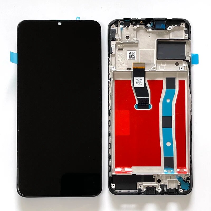 Оригинальный ЖК-дисплей 6,75 'для Huawei Nova Y70, рамка для экрана дисплея + дигитайзер сенсорной панели для Huawei Nova Y70 Plus, ЖК-дисплей Black W Frame