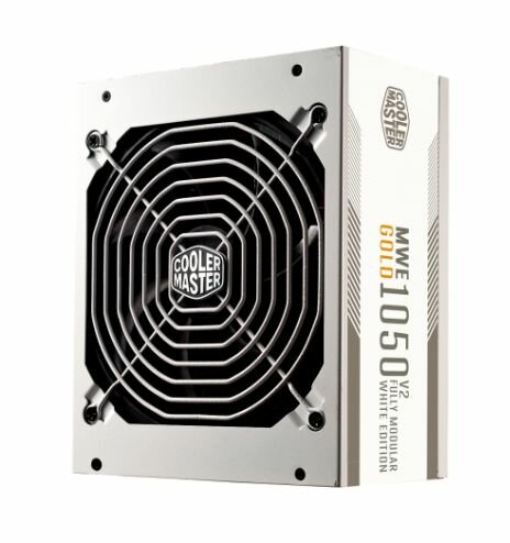 Блок питания Cooler Master MWE Gold V2 (MPE-A501-AFCAG-3GEU) серебристый - 1050 Вт, ATX 24-пин, 4 pin + 4 pin CPU, 12 SATA, 6 x 6+2 pin PCI-E