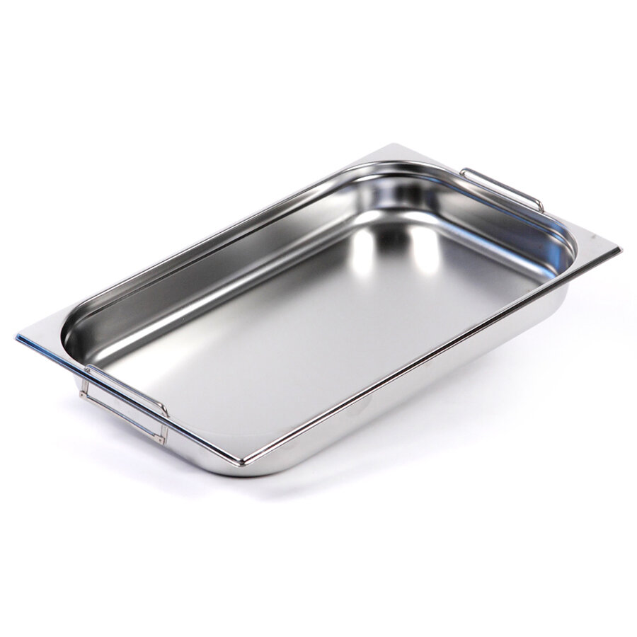 Luxstahl Гастроемкость Luxstahl 811-2 GN 1/1-65 (530х325х65) нерж, с ручками