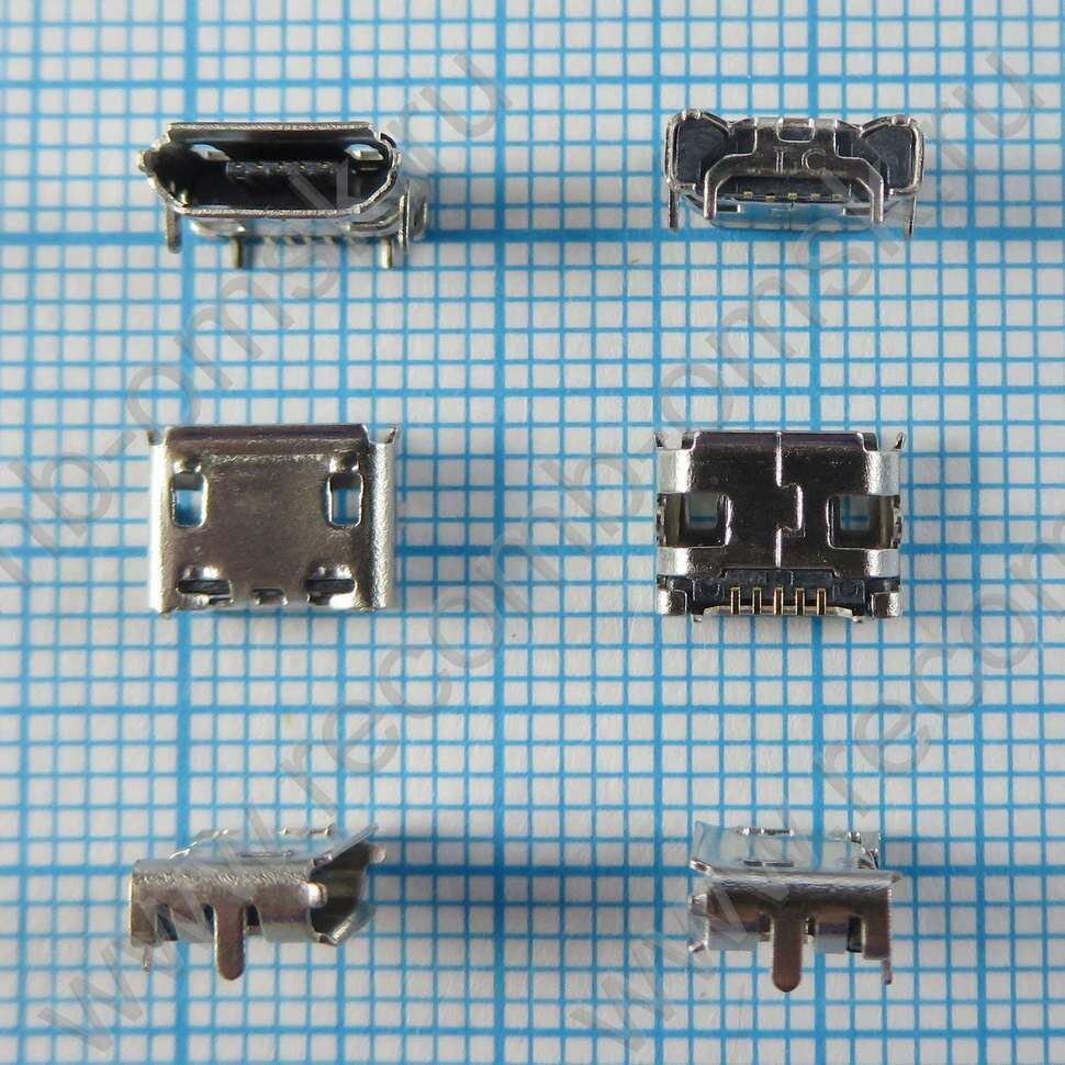 Разъем Micro USB 2.0 - B type - 5 pins - PJ109M