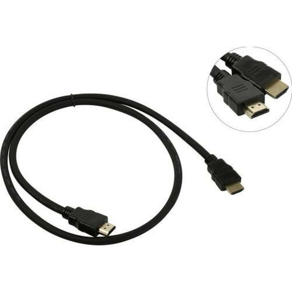 EXEGATE кабели EX287729RUS Кабель HDMI EX-CC-HDMI2-1.0 19M 19M, v2.0, 1м, 4K UHD, Ethernet, позолоченные контакты