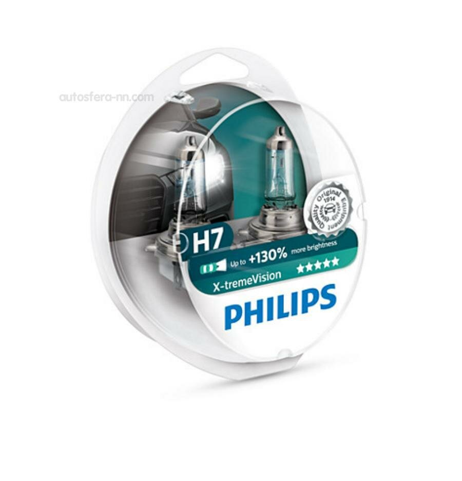 PHILIPS 12972XVS2 Лампа Н 7 12v 55w +130% яркости X-TREME VISION PHILIPS