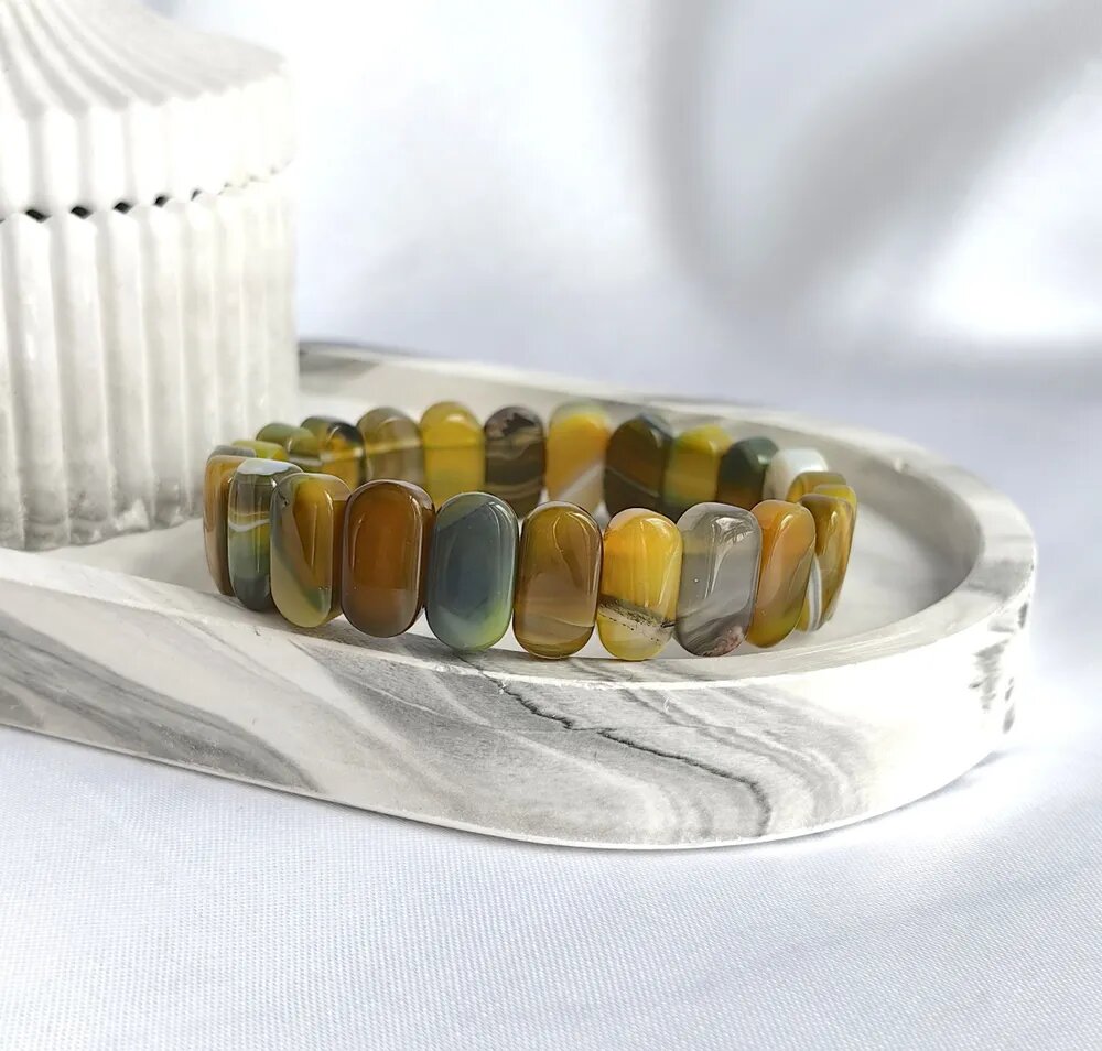 Браслет, агат