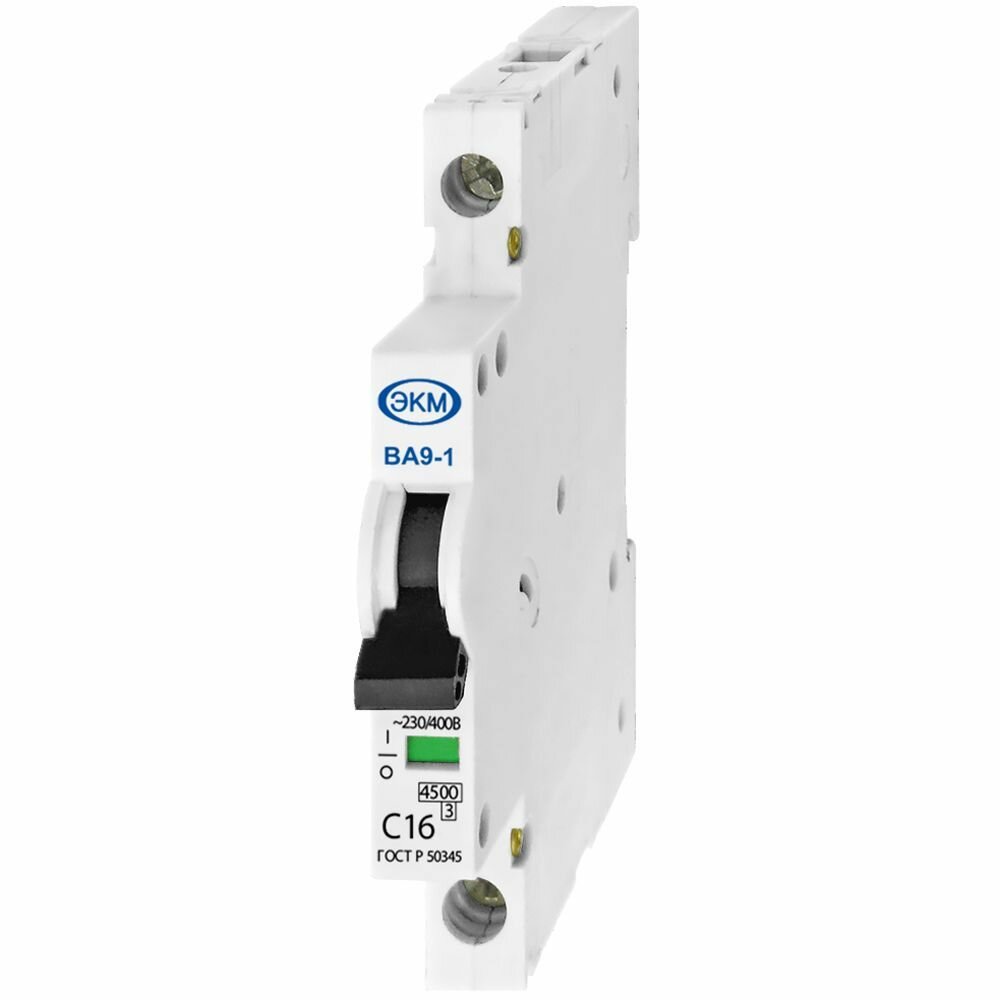 Автоматический выключатель Меандр ВА-9-1 C 16А