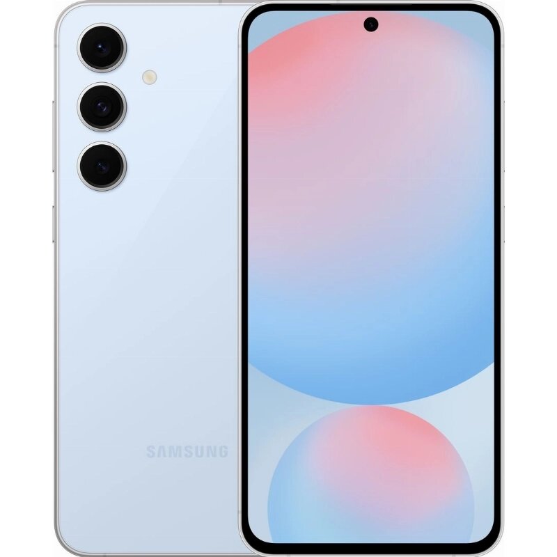 Смартфон Samsung Galaxy S24 FE, 8.128 ГБ, Dual SIM (nano SIM+eSIM), Blue, голубой