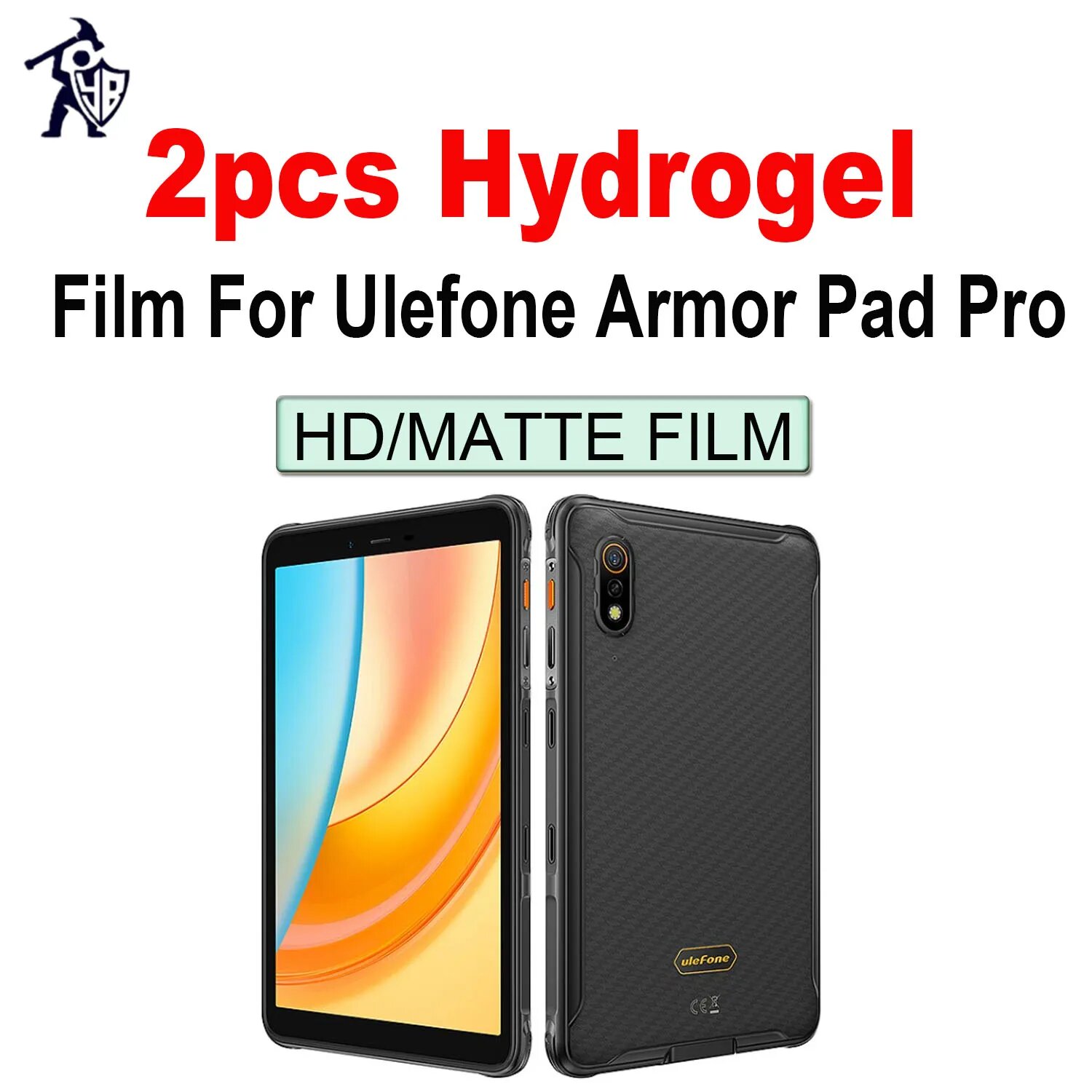 2pcs HD Tablet Film For Ulefone Armor Pad Pro Screen Protector 8.0" чистая матовая гидрогелевая пленка полная обложка мягкий, а не стеклянный 2pcs HD