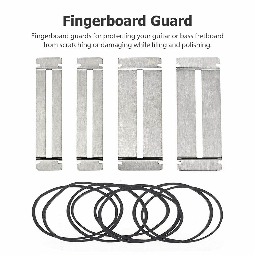 Защитная накладка на гриф гитары, резиновое покрытие, распорка струн с резиновой лентой, инструмент для чистки, шлифовки, полировки, ремонта грифа