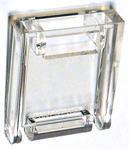 Container, Box 2 x 2 x 2 Door with Slot, 4346 Trans-clear U