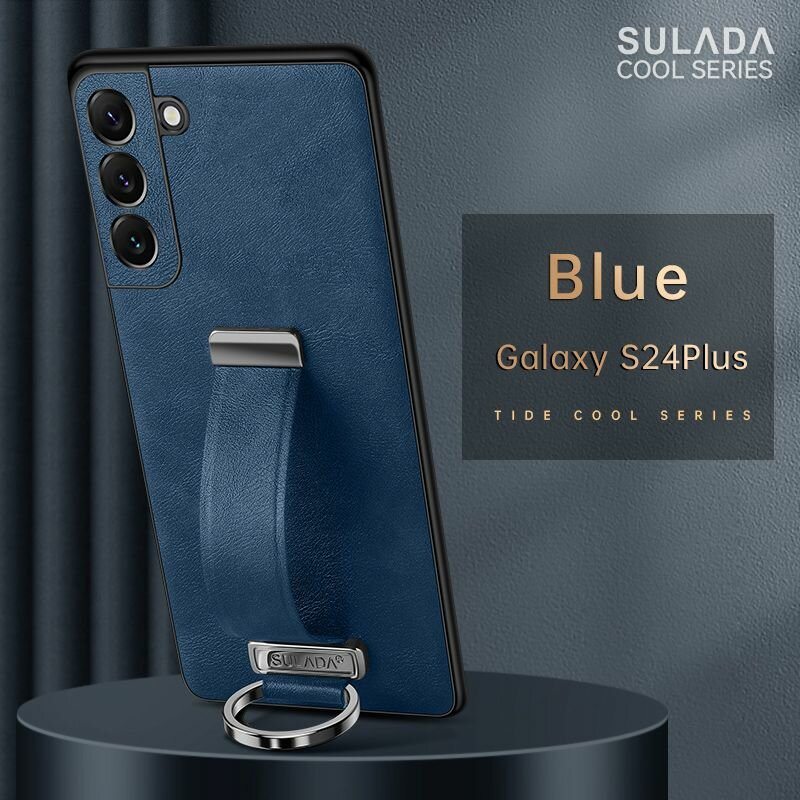 SULADA Роскошное коже чехол для Samsung Galaxy S24+, S24 Plus (Самсунг Галакси С24 Плюс) Нескользящий и удобный