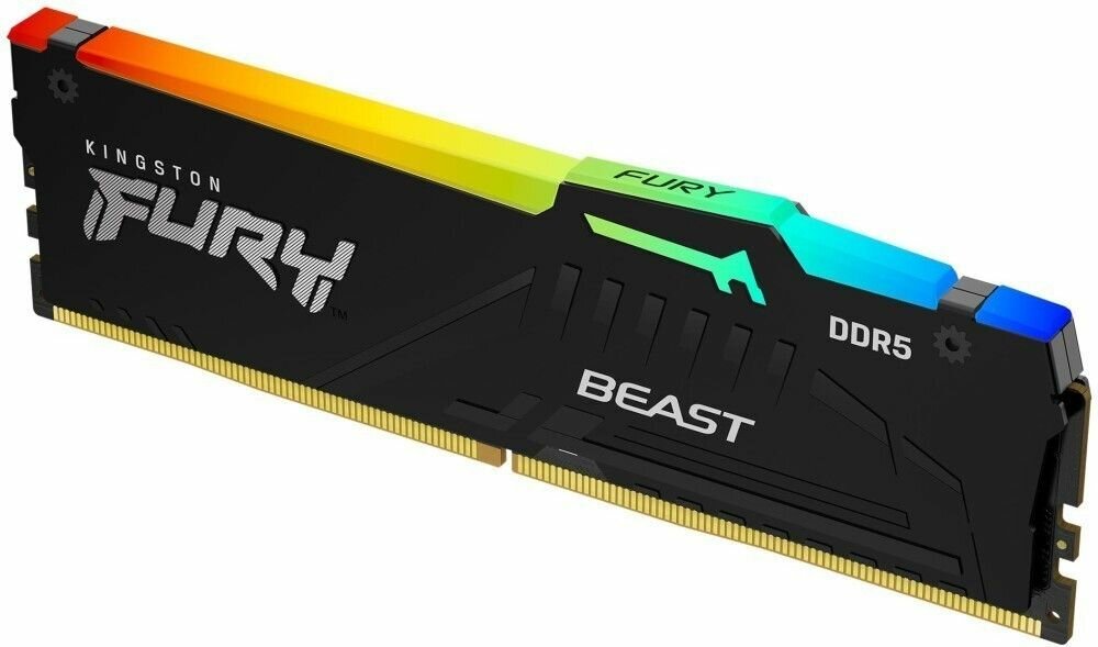 Модуль оперативной памяти Kingston 32GB 5600MT/s DDR5 CL40 DIMM FURY Beast RGB