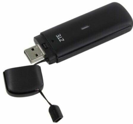 Модем 2G/3G/4G ZTE MF833R USB Firewall +Router внешний черный