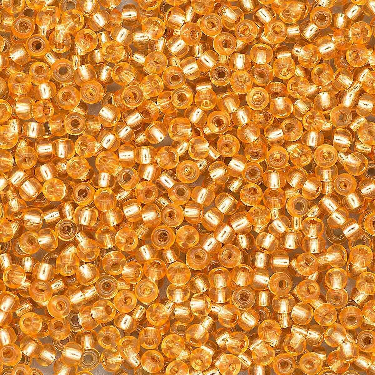 Бисер прозрачный с серебристым центром 10/0, Preciosa, (08289) 331-19001-10/0, 20 г (упак), 5 упак