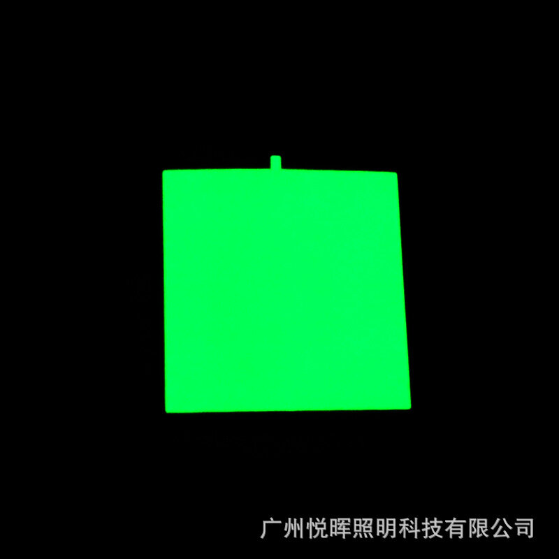 Люминесцентная пленка "el panel cold light", 10x10 см, зеленая