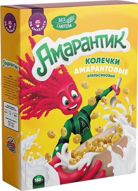 Колечки амарантовые "Апельсиновые". Dr.Amaranth. 0,15кг