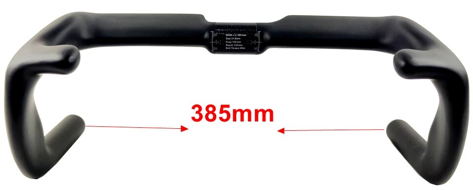 BIKEDOC New HB25 Руль из углеродного волокна 31.8 мм 385mm