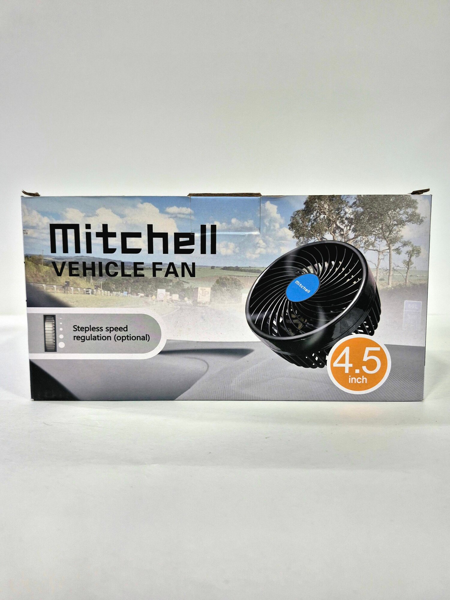 HX-T701 (12 вольт) / Вентилятор салонный на присоске, 12 см, 12V (1 шт.), арт: 8260-К