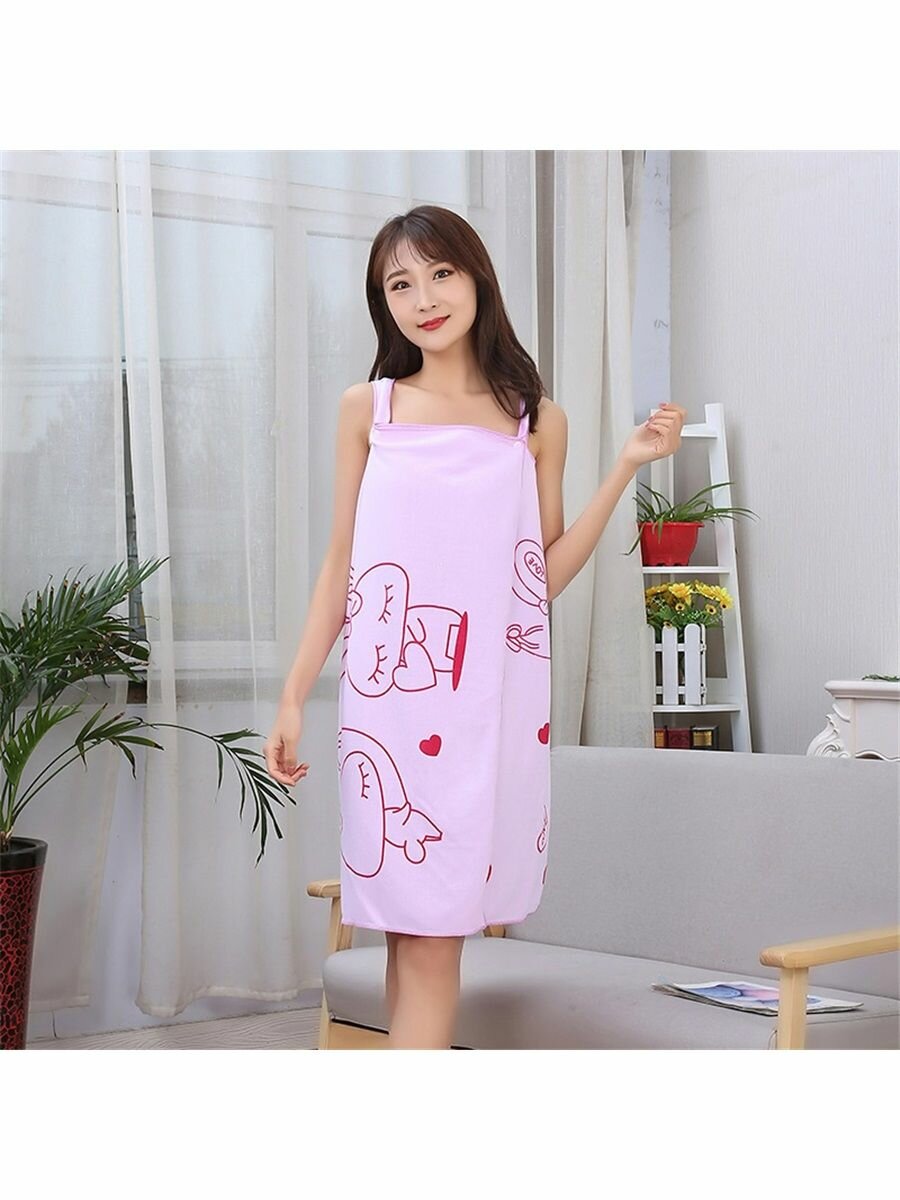 Килт полотенце банное для бани или сауны. Подарок девушке, женщине, маме, сестре, подруге, универсальный, фиолетовый