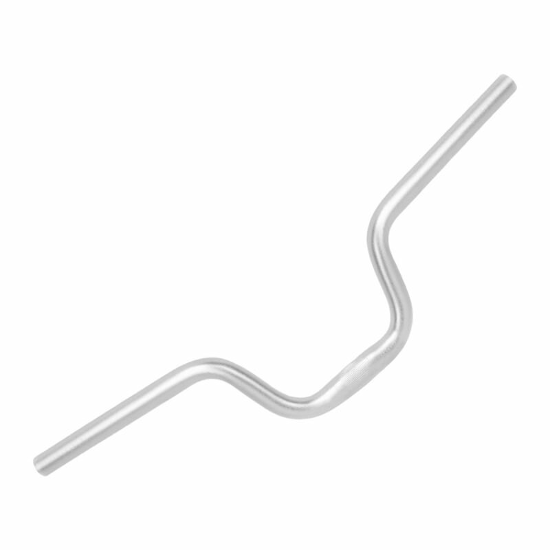 (1 шт.) Руль складного велосипеда (подъём 120 мм, серебристый)