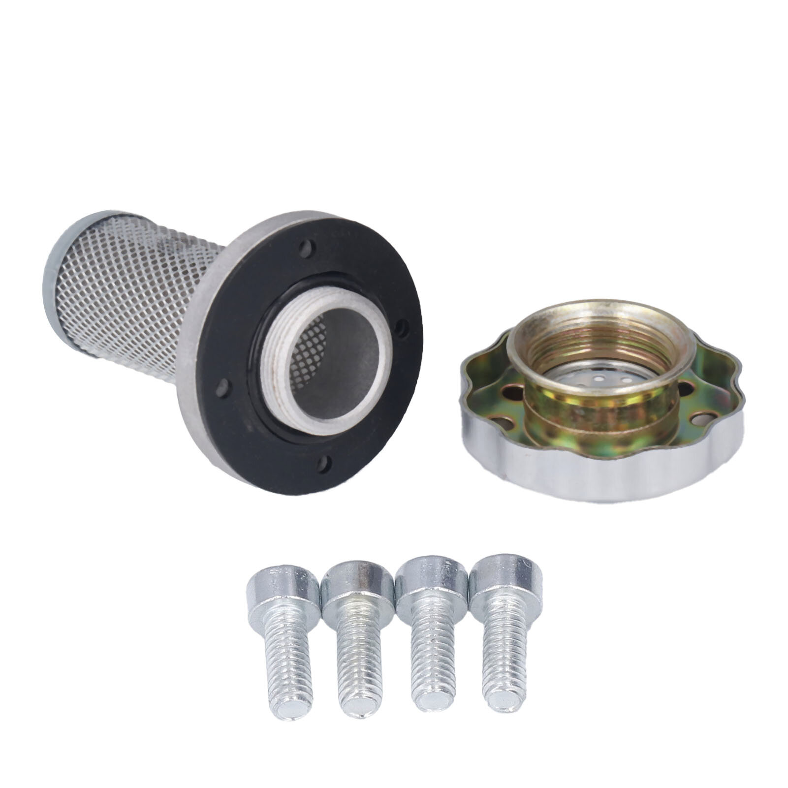 Фильтр топливного бака в сборе, гидравлический масляный фильтр воздухозаборника, моющийся сменный, с винтами.