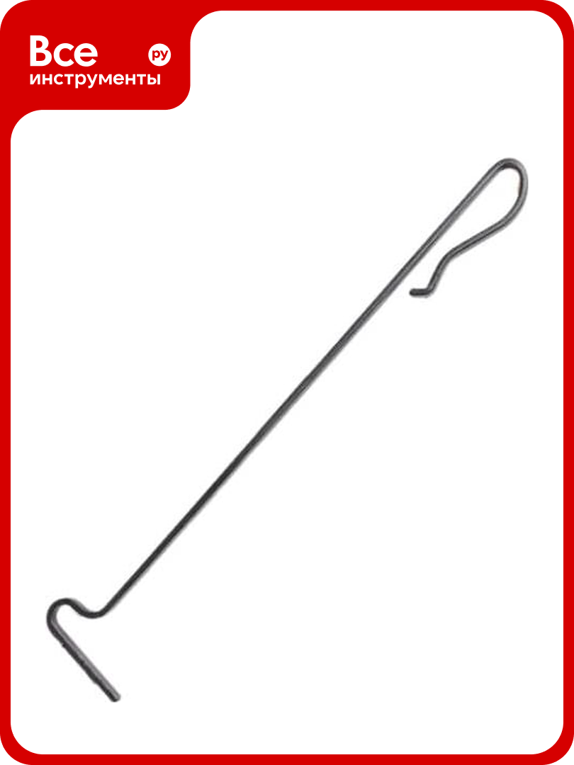 Кочерга для камин ООО Агростройлидер САД-13.30, для использования камине мангале или печке, металлический