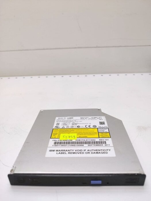 Пишущий привод DVD-RW Panasonic UJ8A0 PN: 44W3256 SATA черный