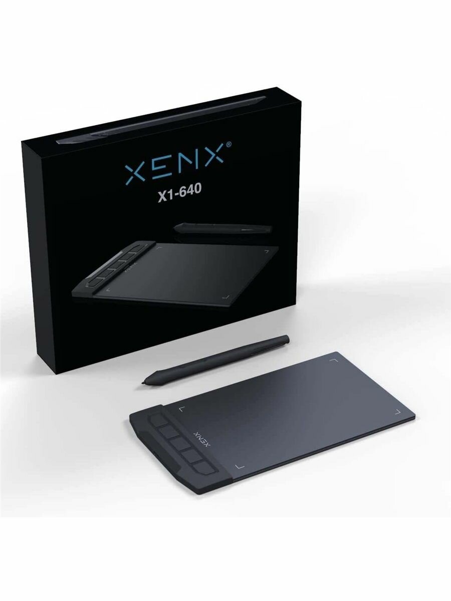 Графический планшет 6X4 дюйма, цифровой планшет для рисования, перьевой дисплей для смартфона и ПК, письмо и черчение, портативный дигитайзер