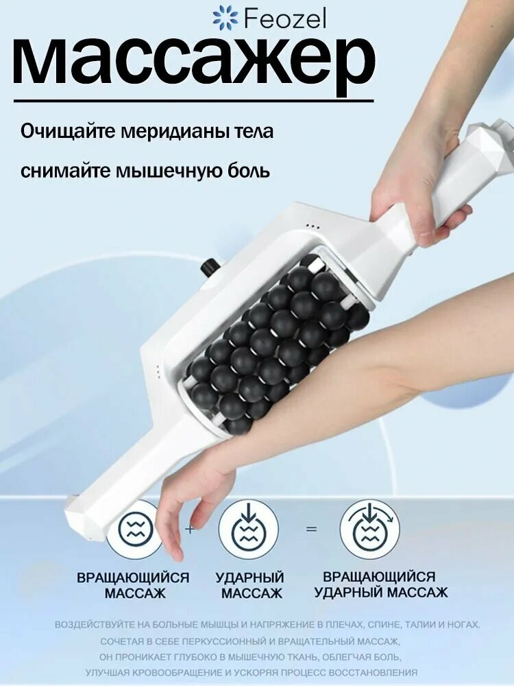 Антицеллюлитный роликовый массажер для тела /эндосфера аппарат для тела ADM 540 массажер