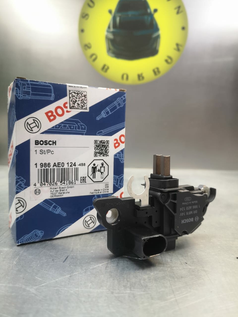 Реле регулятор Ауди А4 А6, Шкода Фабия Октавия, Фольксваген Джетта Поло Туарег, Bosch 1986AE0124