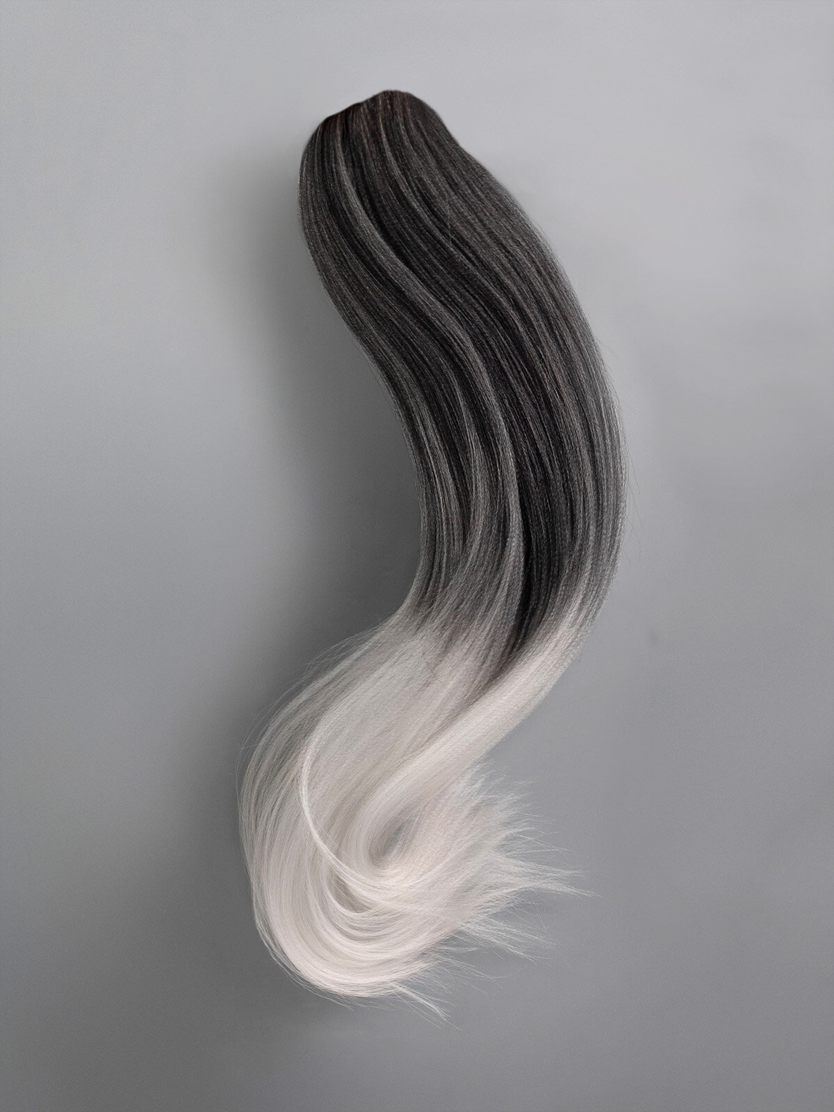 Hairshop Канекалон Вау Джау 1B /60 1,4м/100 г (Черный/Серый)