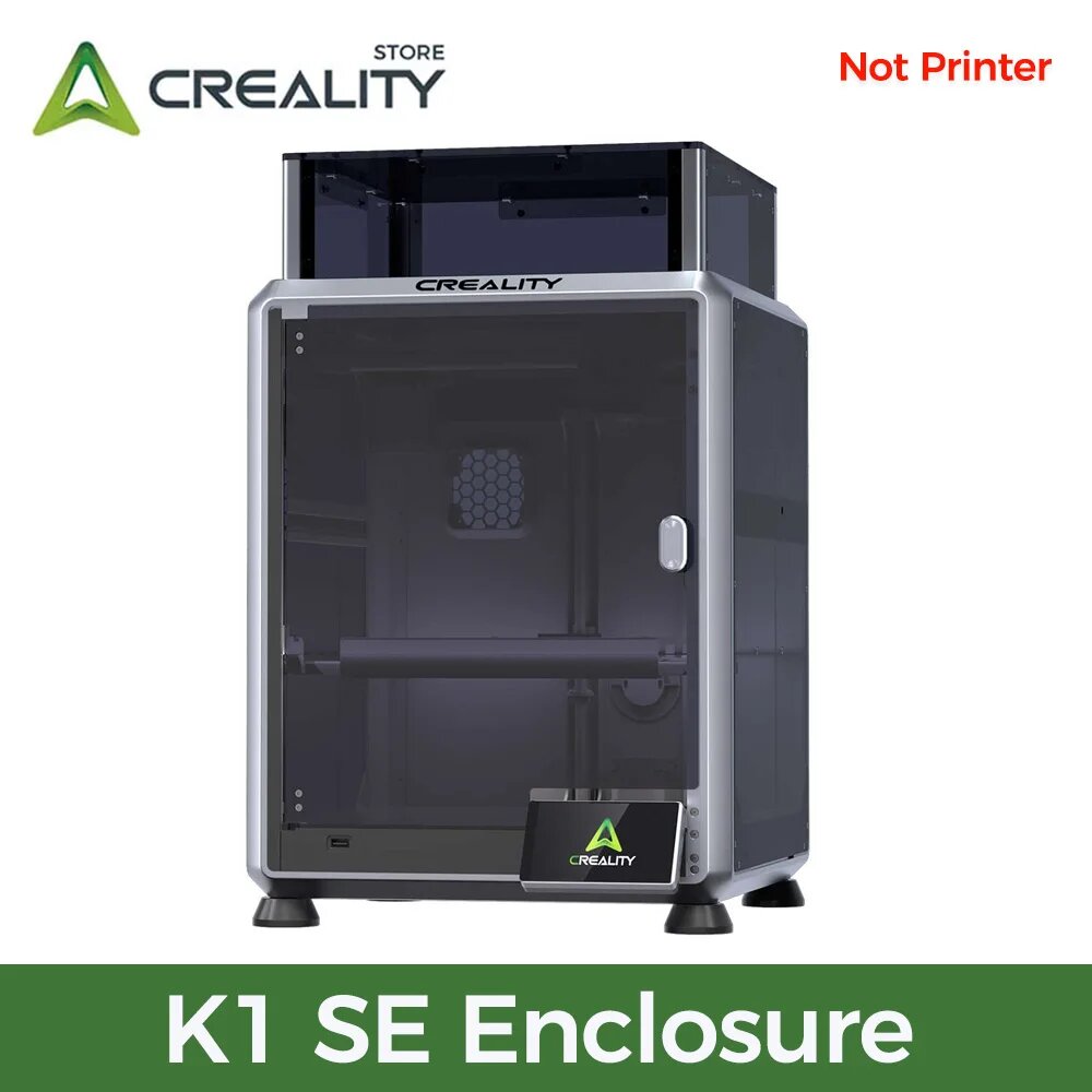 Корпус для 3D-принтера Creality K1 SE черный прозрачный