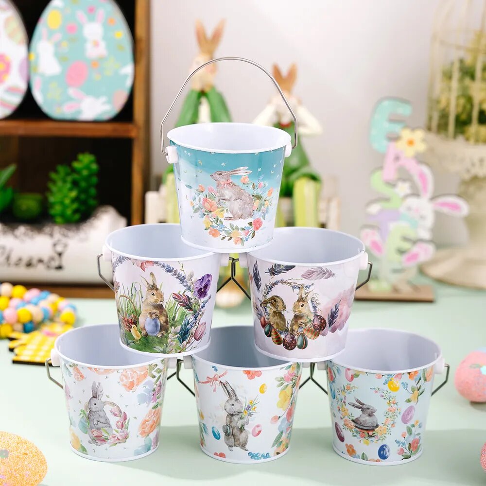 Ведерко декоративное пасхальное