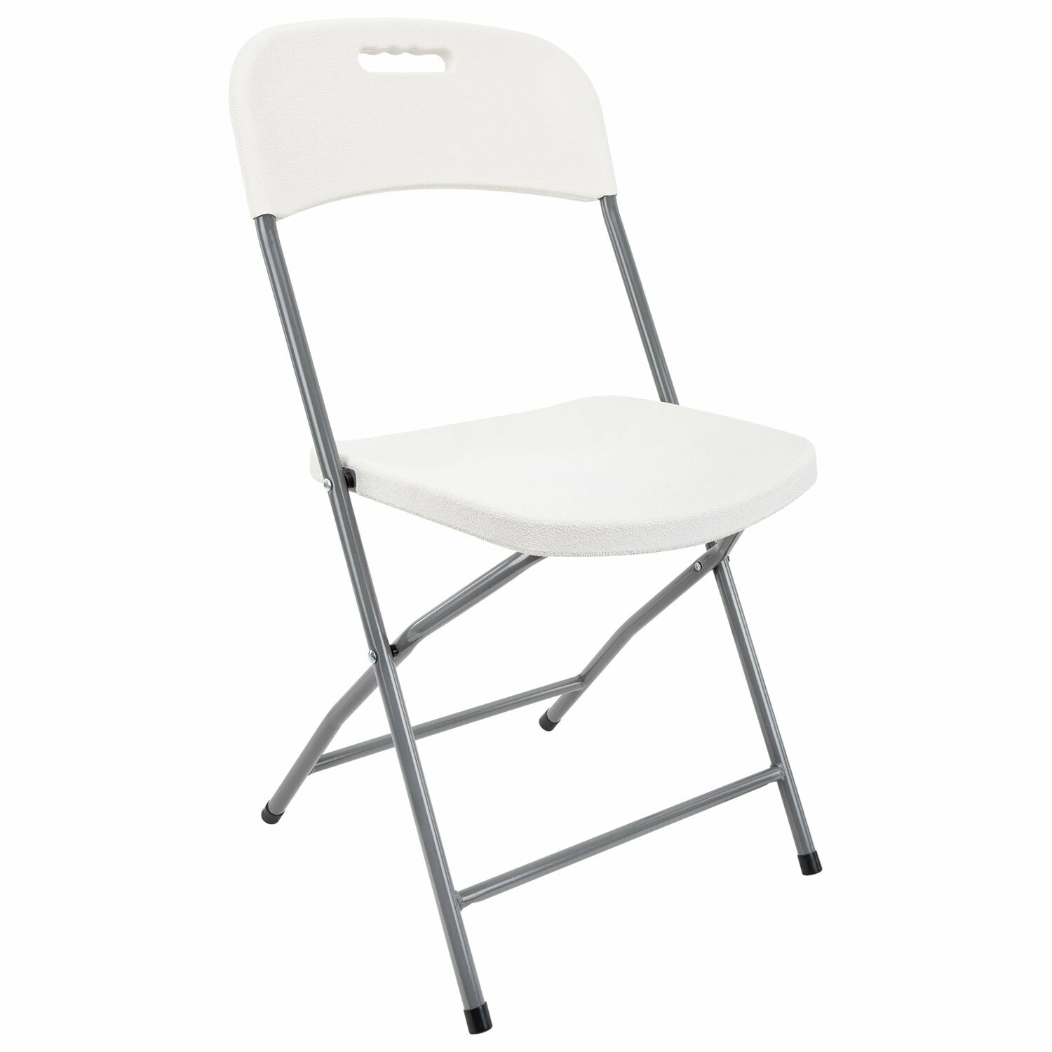 Стул NOSTRESS Country FC-003, складной, усиленный каркас, нагрузка до 150 кг, пластик HDPE, белый 680056