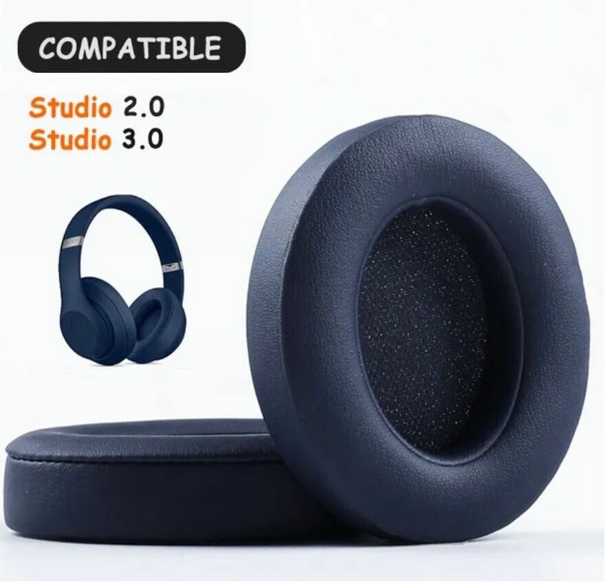 Замена ушной подушки мягкая подушка крышка Beats Studio 2 3 беспроводный/проводный морской синий амбушюры запчасти