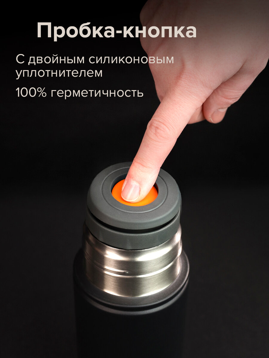 Термос Libhof TT-500 Black — фото 1